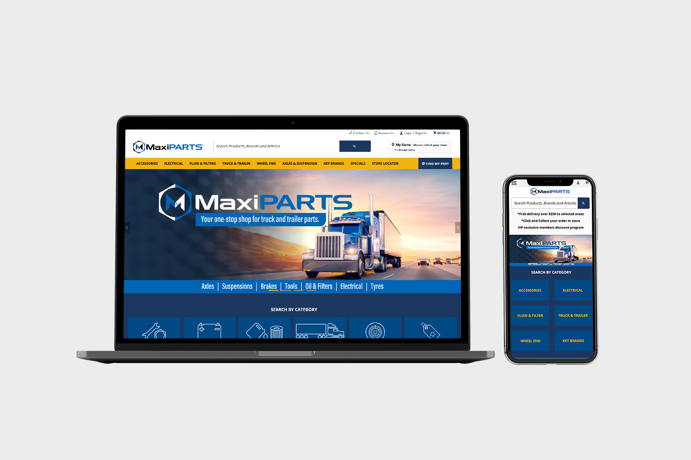 MaxiPARTS Launches New Website and Online Store - MaxiPARTS
