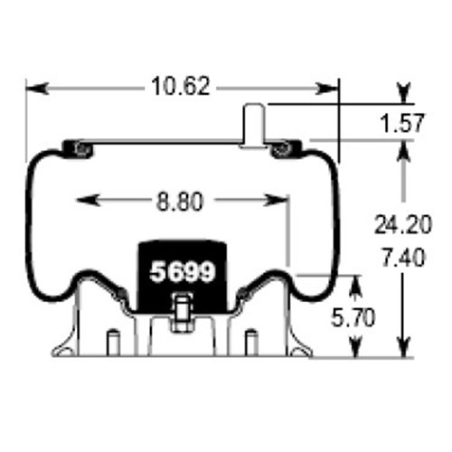 MAXUS AIR SPRING MAXUS SUIT AIRMAX U/S SP0047M | Truck & Trailer Parts ...